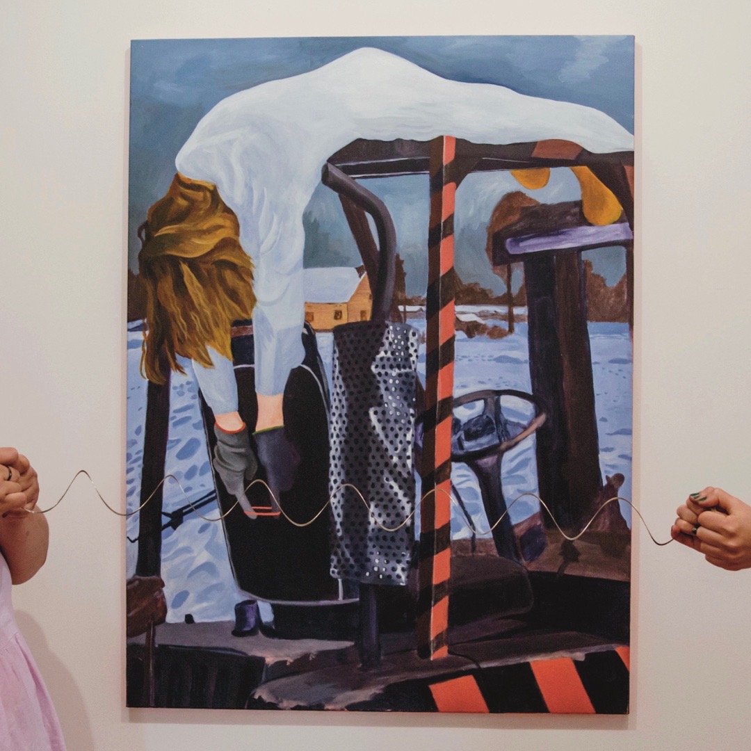 Hannah Harkes is an artist who works in two, three, and four dimensions.